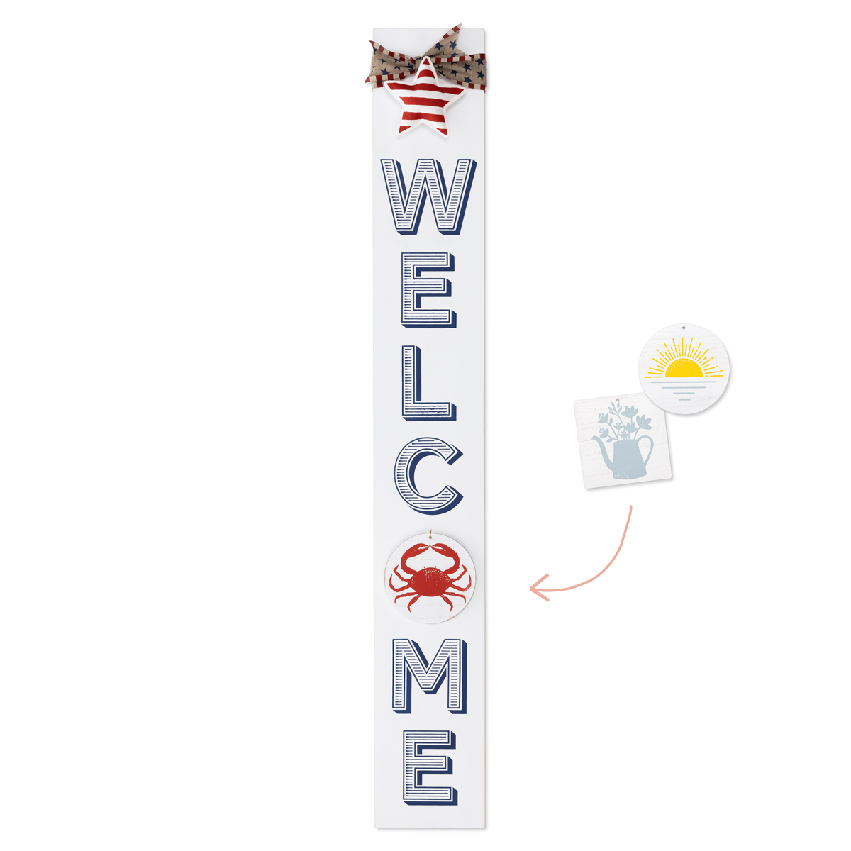 Chalk Couture. Farmhouse Welcome Signpost Add-On