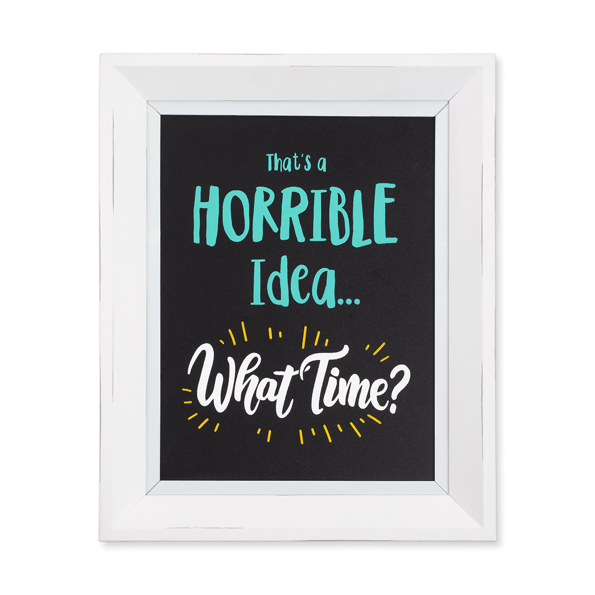 Chalk Couture. That's a Horrible Idea