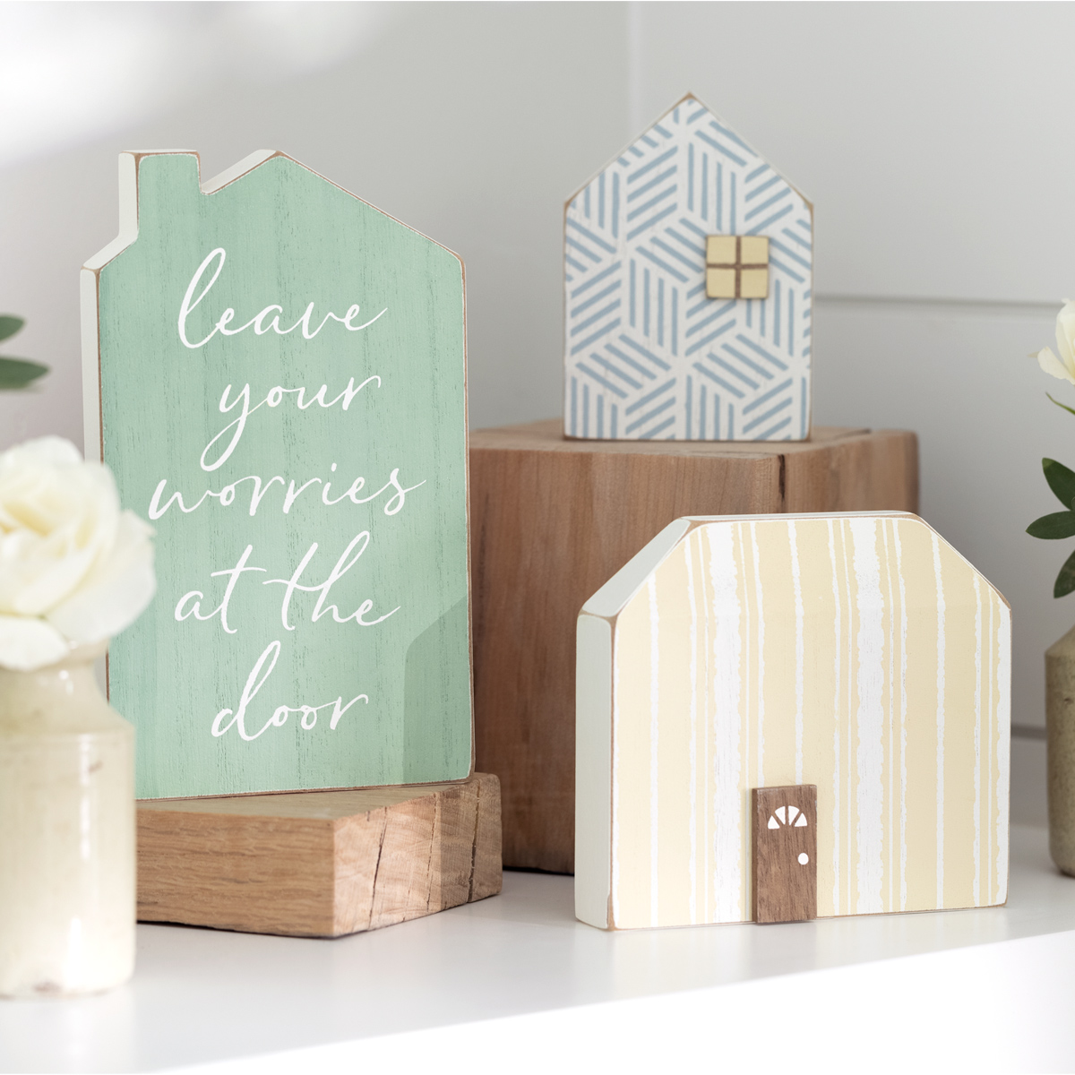 Chalk Couture. House Cutout Trio Patterns Transfer | Chalk Couture™