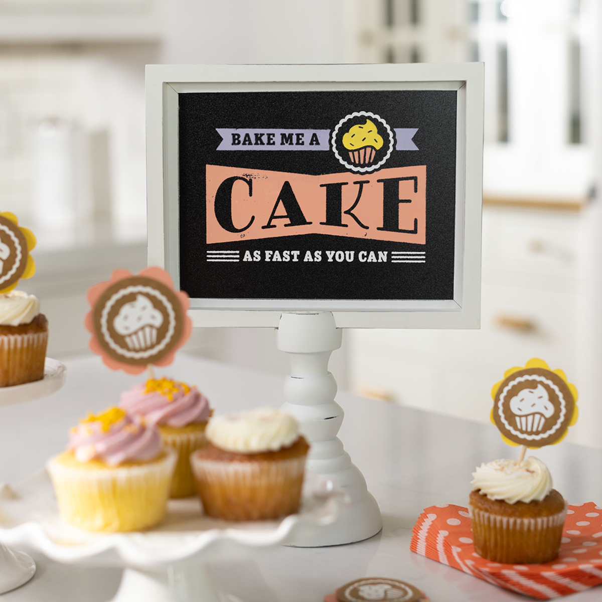 Chalk Couture. Bake Me a Cake | Home Decor | Chalk Couture