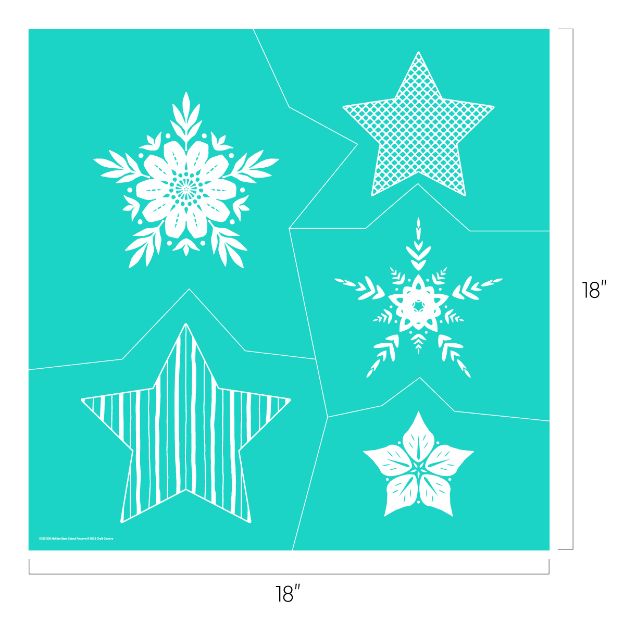 Chalk Couture. Holiday Stars Cutout Patterns
