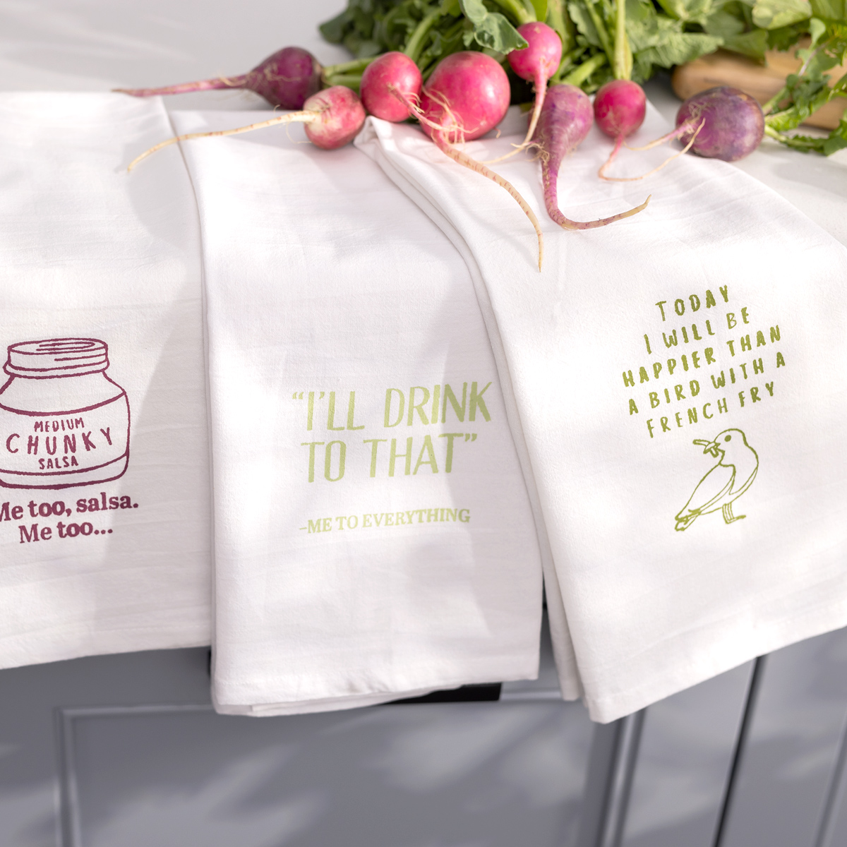 Chalk Couture. Bird with A French Fry | Home Decor | Chalk Couture