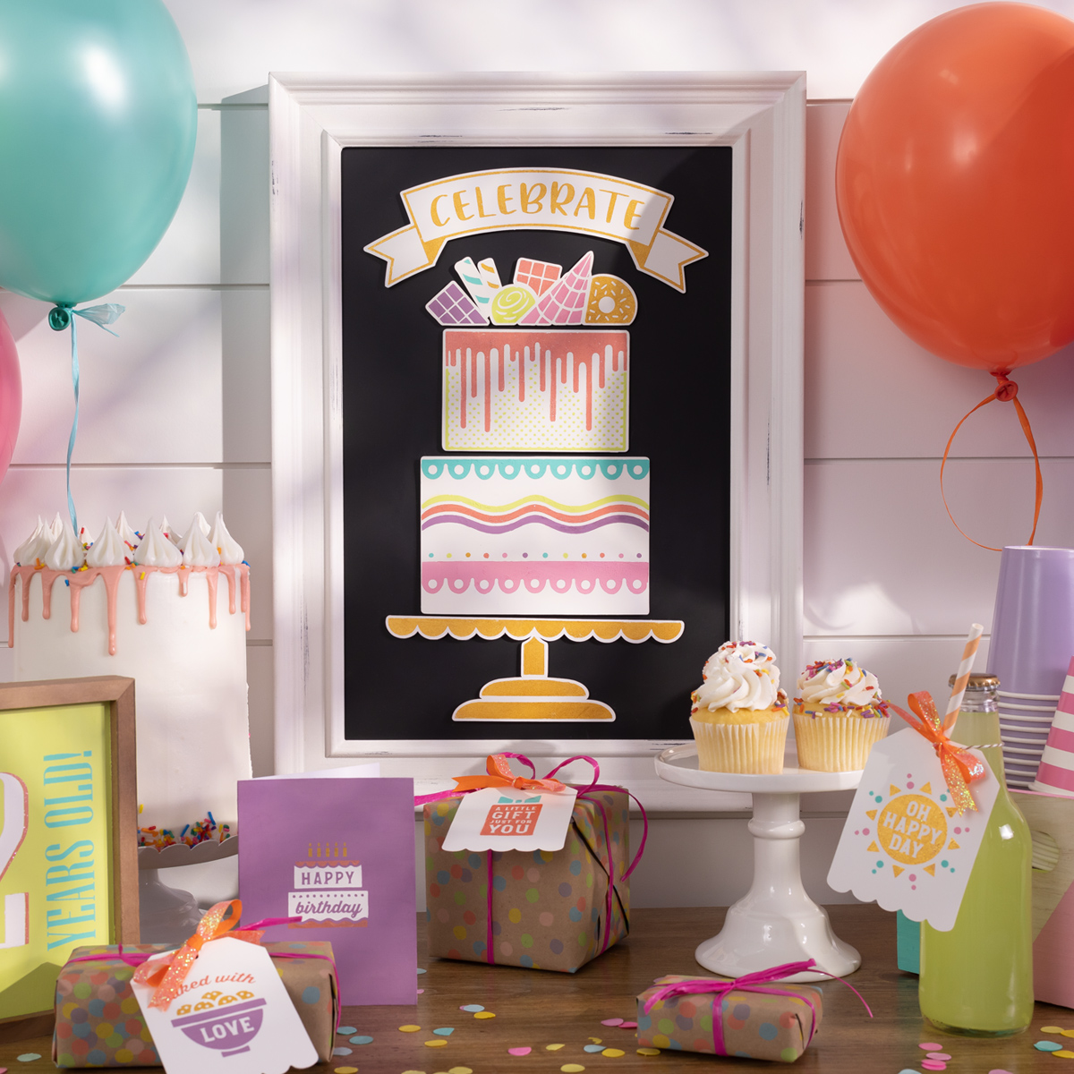 Chalk Couture. Couture Boutique® Chalkable Chips Birthday Cake | Chalk ...