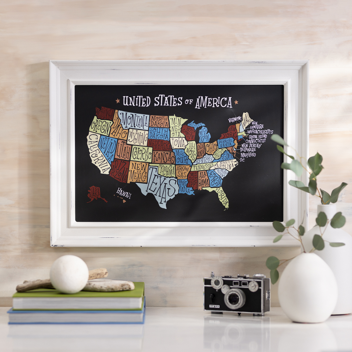 Chalk Couture. Map of United States