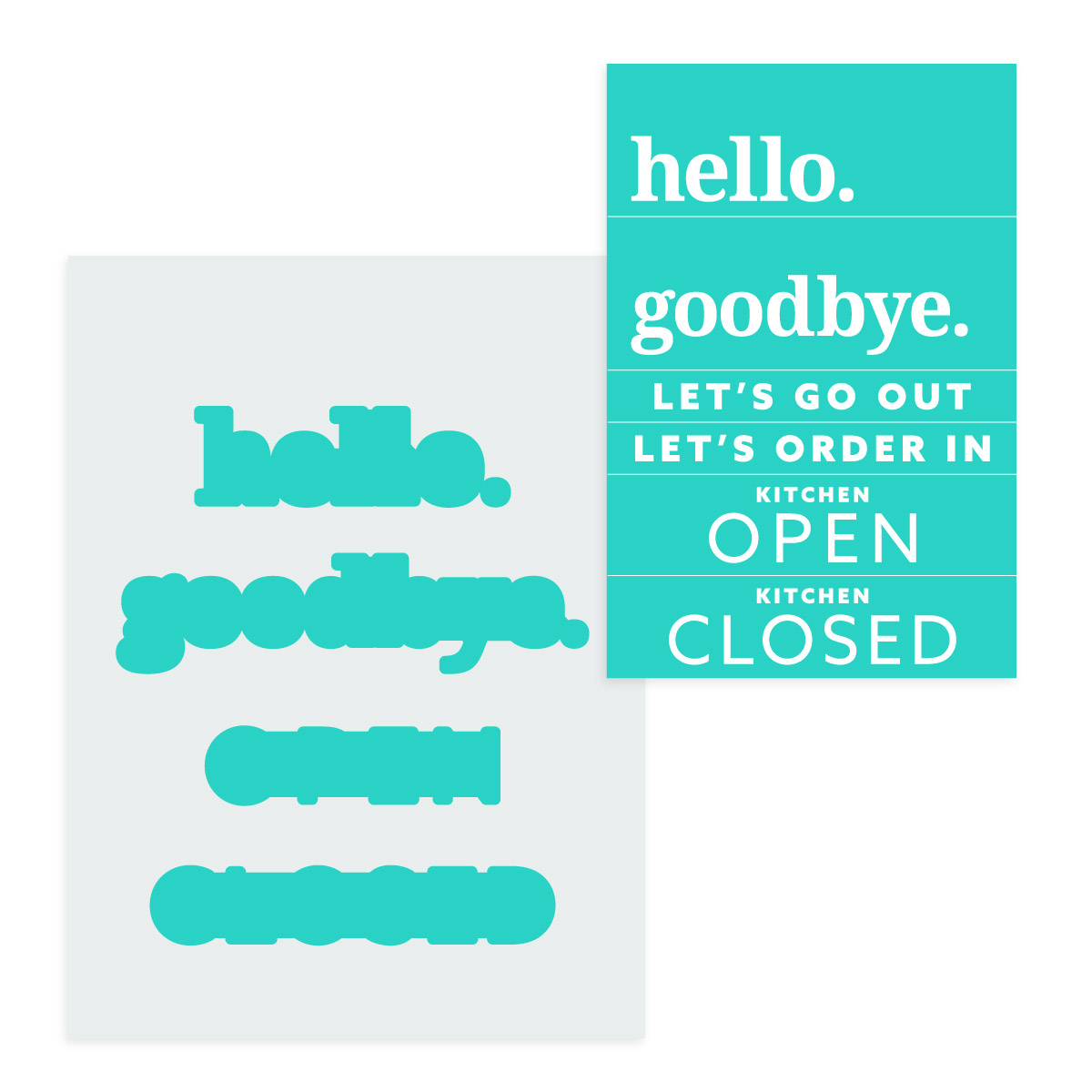 Chalk Couture. Digital Bundle - Hello, Goodbye | Chalk Couture