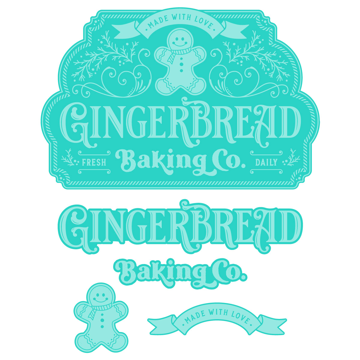Chalk Couture. Digital Bundle - Gingerbread Baking Co. | Chalk Couture