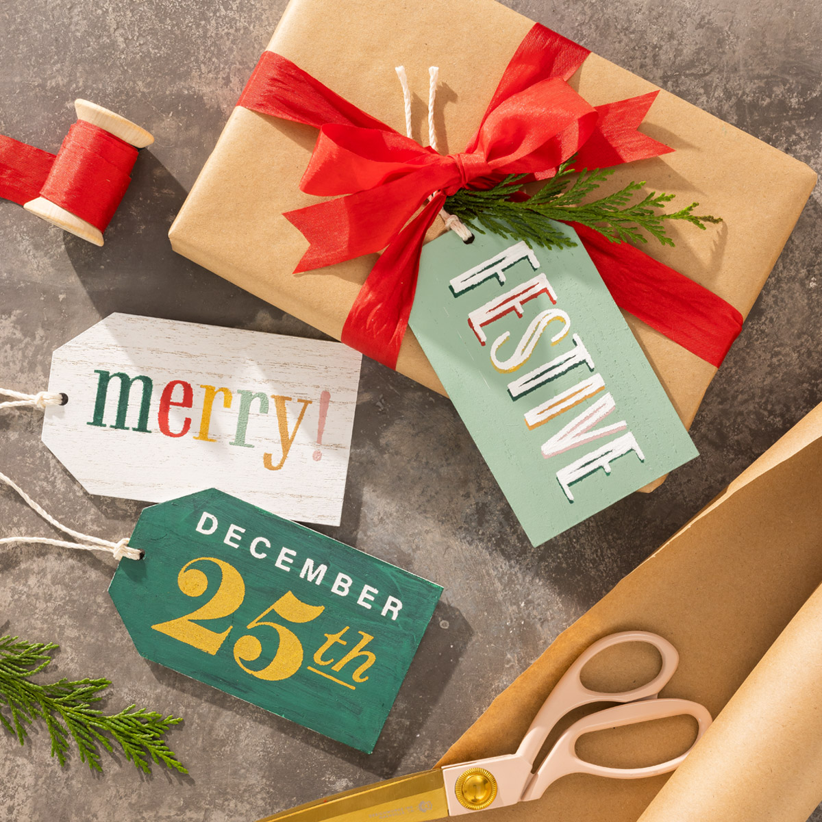 Chalk Couture. Festive Word Trio | Home Decor | Chalk Couture