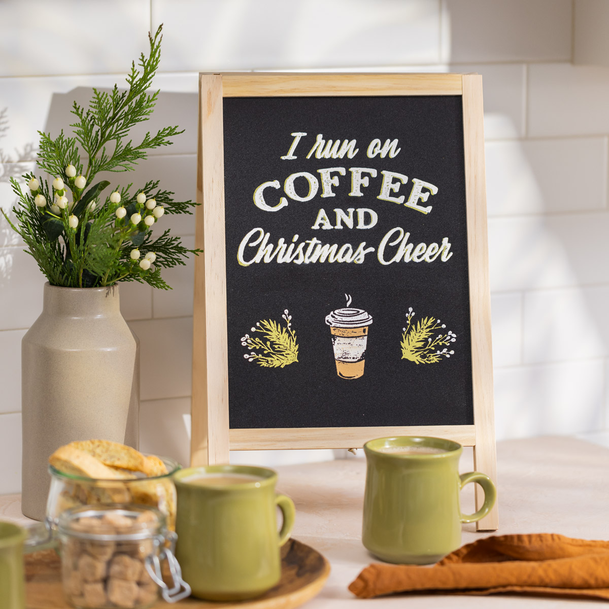 Chalk Couture. Coffee and Christmas Cheer