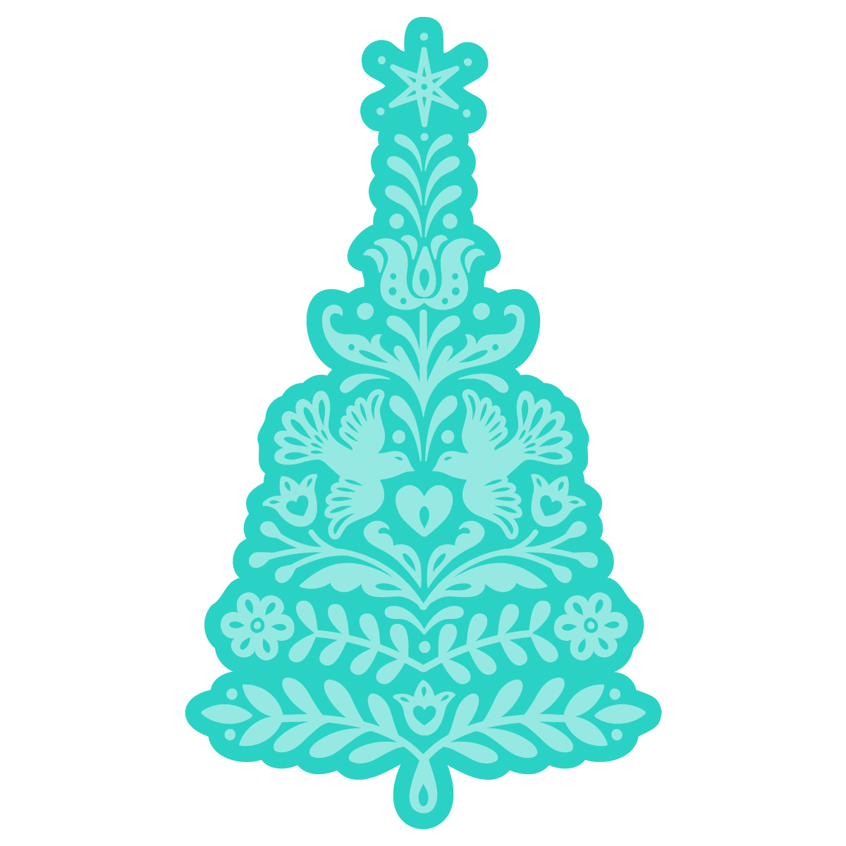 Chalk Couture. Digital Download - Nordic Christmas Tree | Chalk Couture