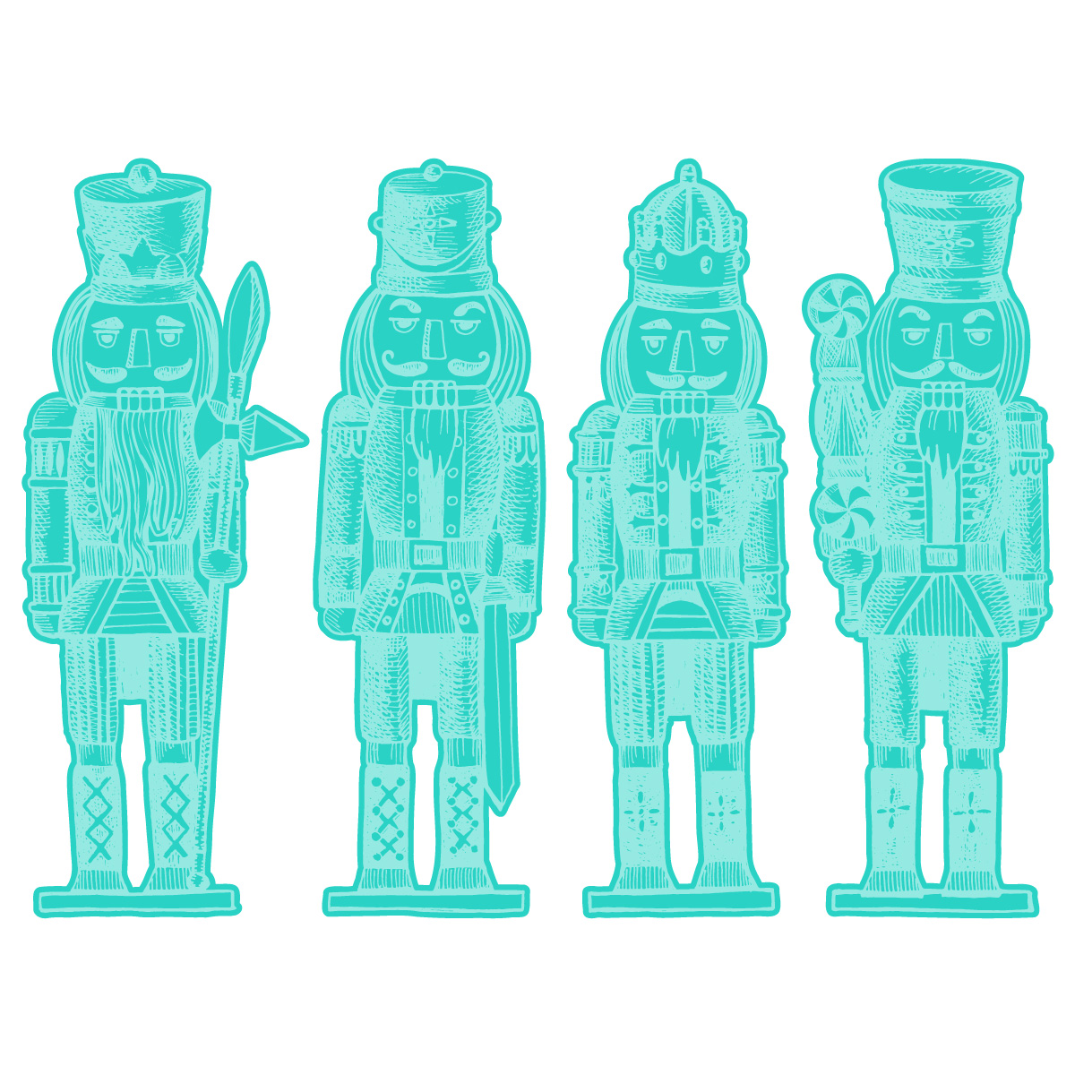 Chalk Couture. Digital Download - Vintage Nutcrackers | Chalk Couture