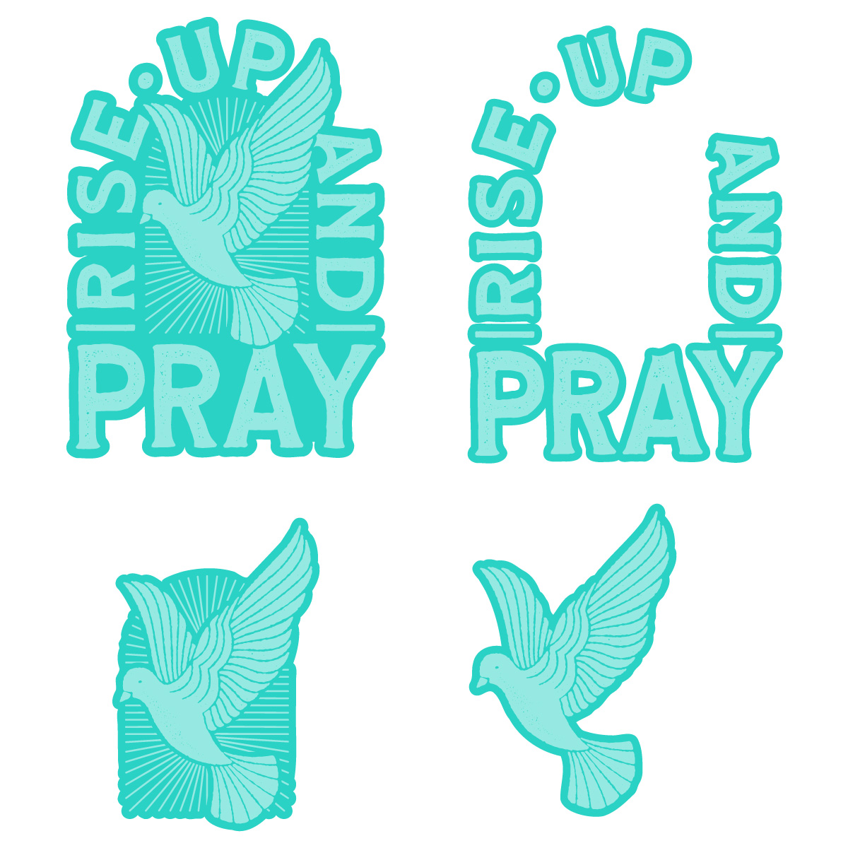 Chalk Couture. Rise Up And Pray Digital Download | Chalk Couture