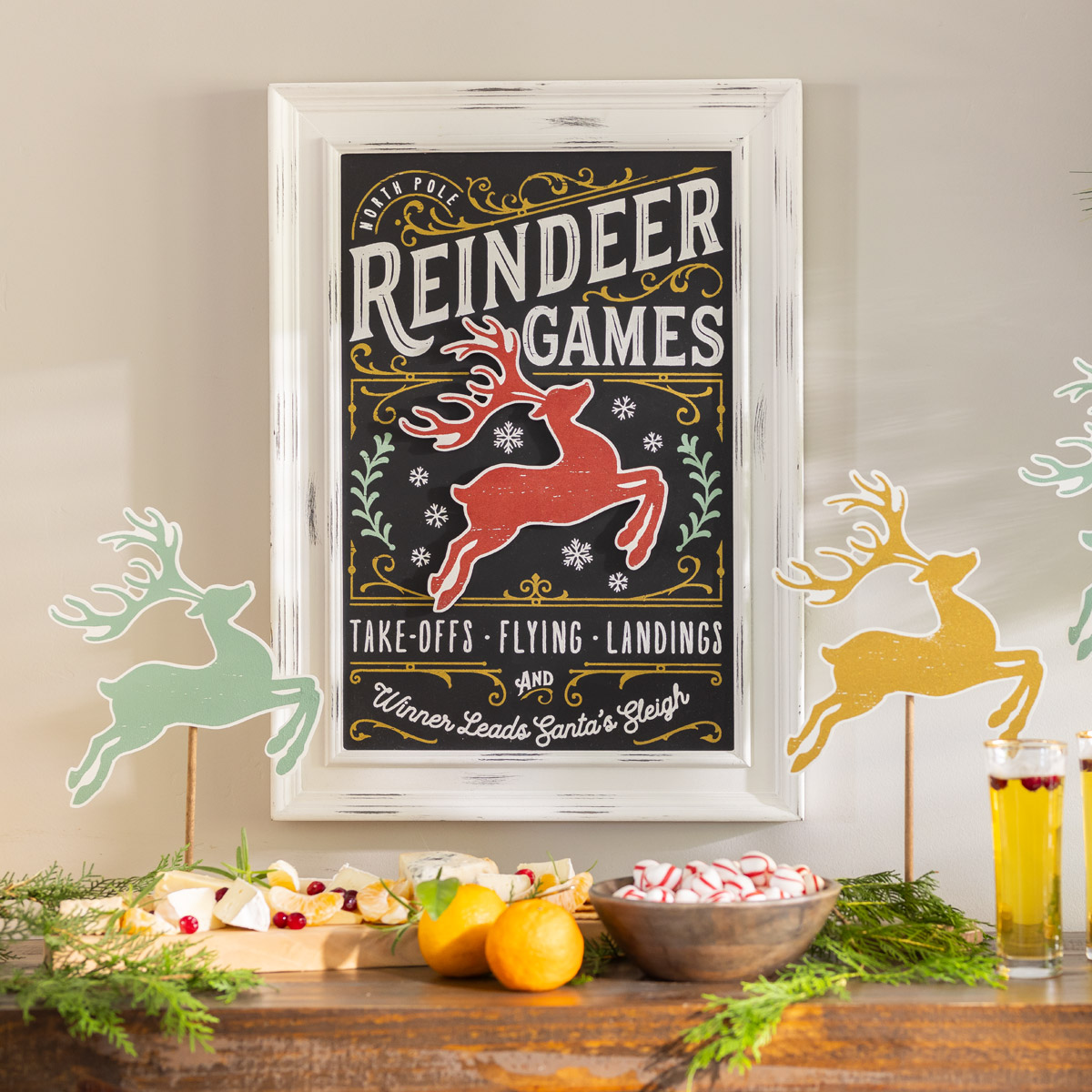 Chalk Couture. Reindeer Games | Home Decor | Chalk Couture