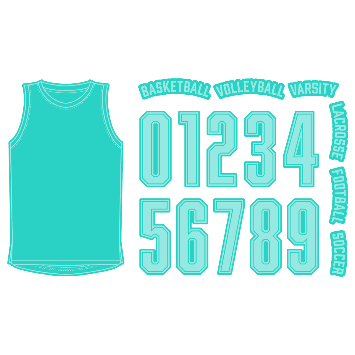 Chalk Couture. Digital Download - Varsity Jersey | Chalk Couture