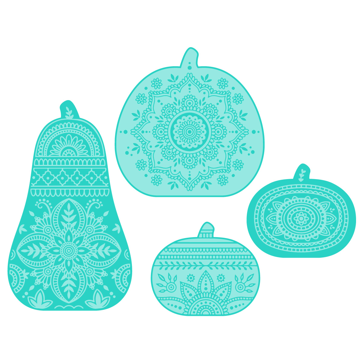 Chalk Couture. Digital Download - Henna Pumpkins | Chalk Couture