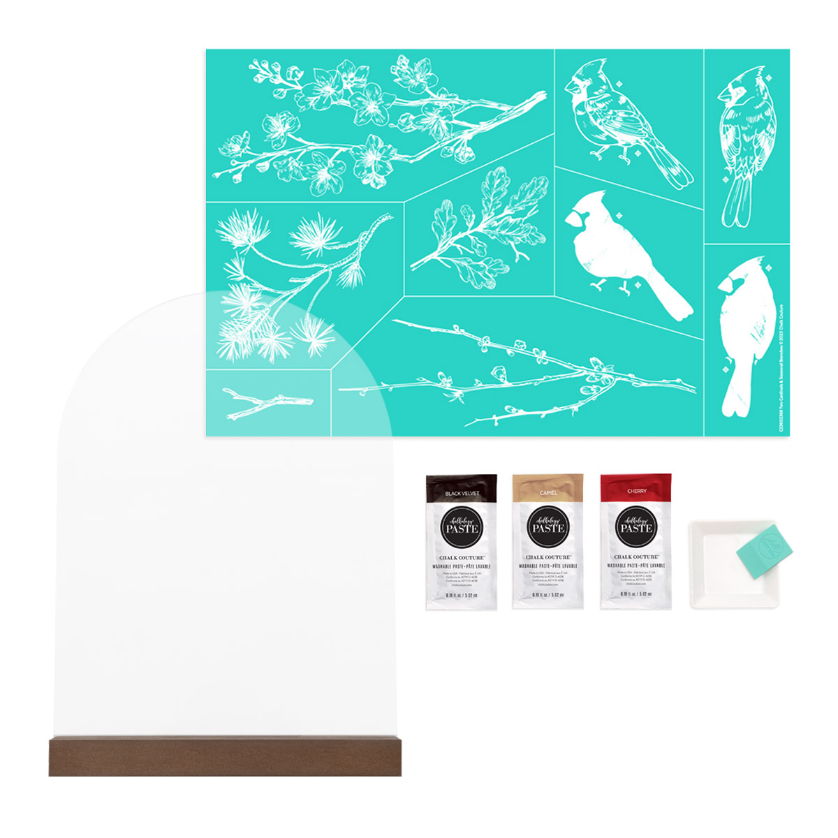 Chalk Couture. Two Cardinals DIY Decor Kit | Home Decor | Chalk Couture