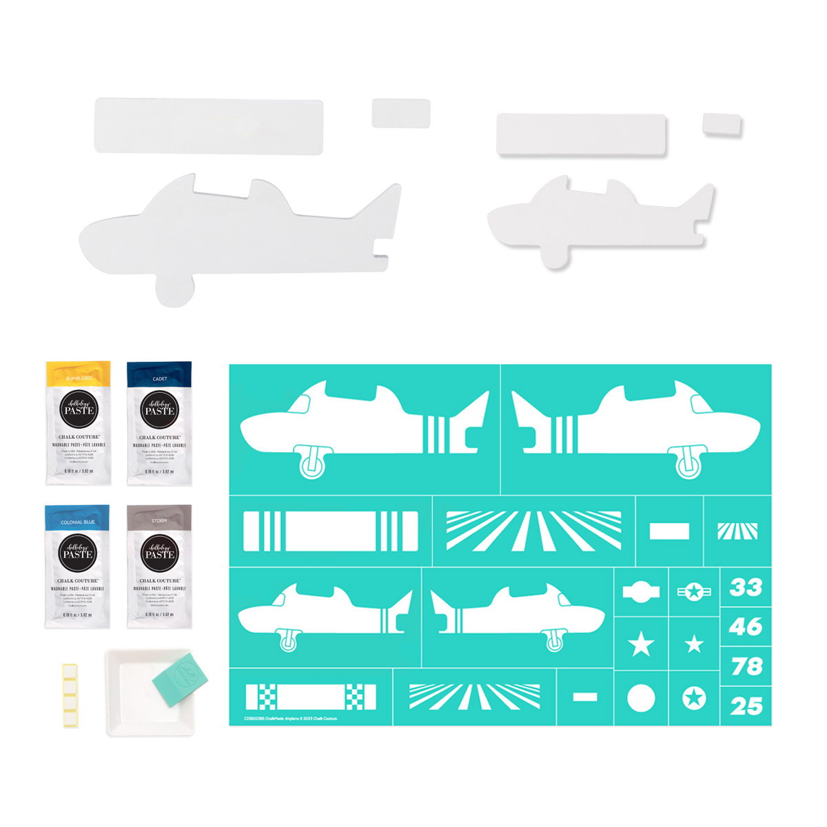 Chalk Couture. Airplane DIY Decor Kit | Home Decor | Chalk Couture