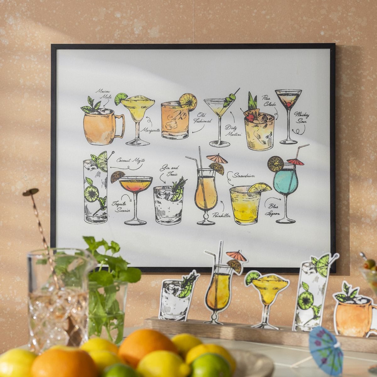 Chalk Couture. Cocktail Hour Chalkable Shapes | DIY | Chalk Couture