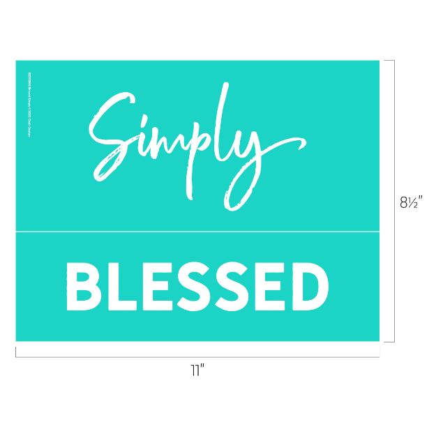 Chalk Couture. Blessed Simply | Home Decor | Chalk Couture