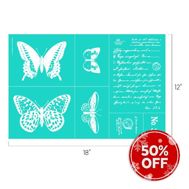 Chalk Couture. Etched Butterflies | Home Decor | Chalk Couture