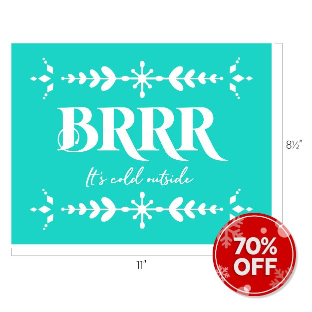 Chalk Couture. Brrr It's Cold Outside