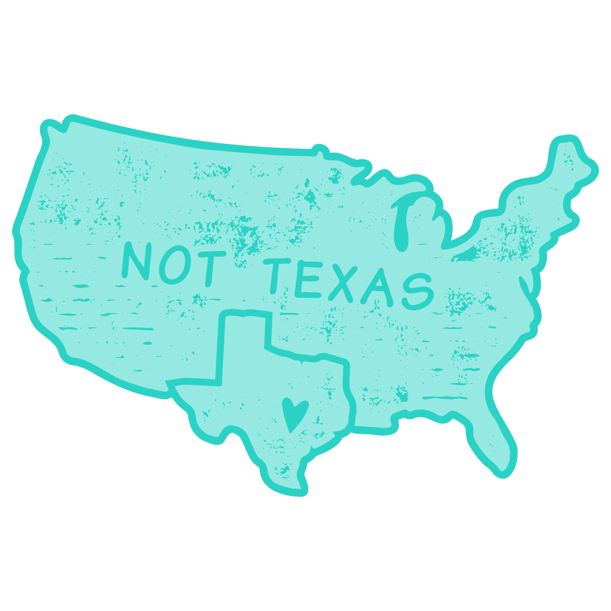 Chalk Couture. Not Texas Digital Download | Chalk Couture