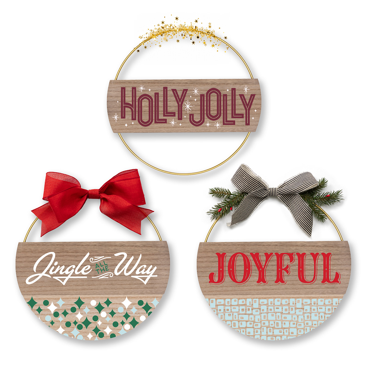 Chalk Couture. Holly Jolly Retro | Home Decor | Chalk Couture