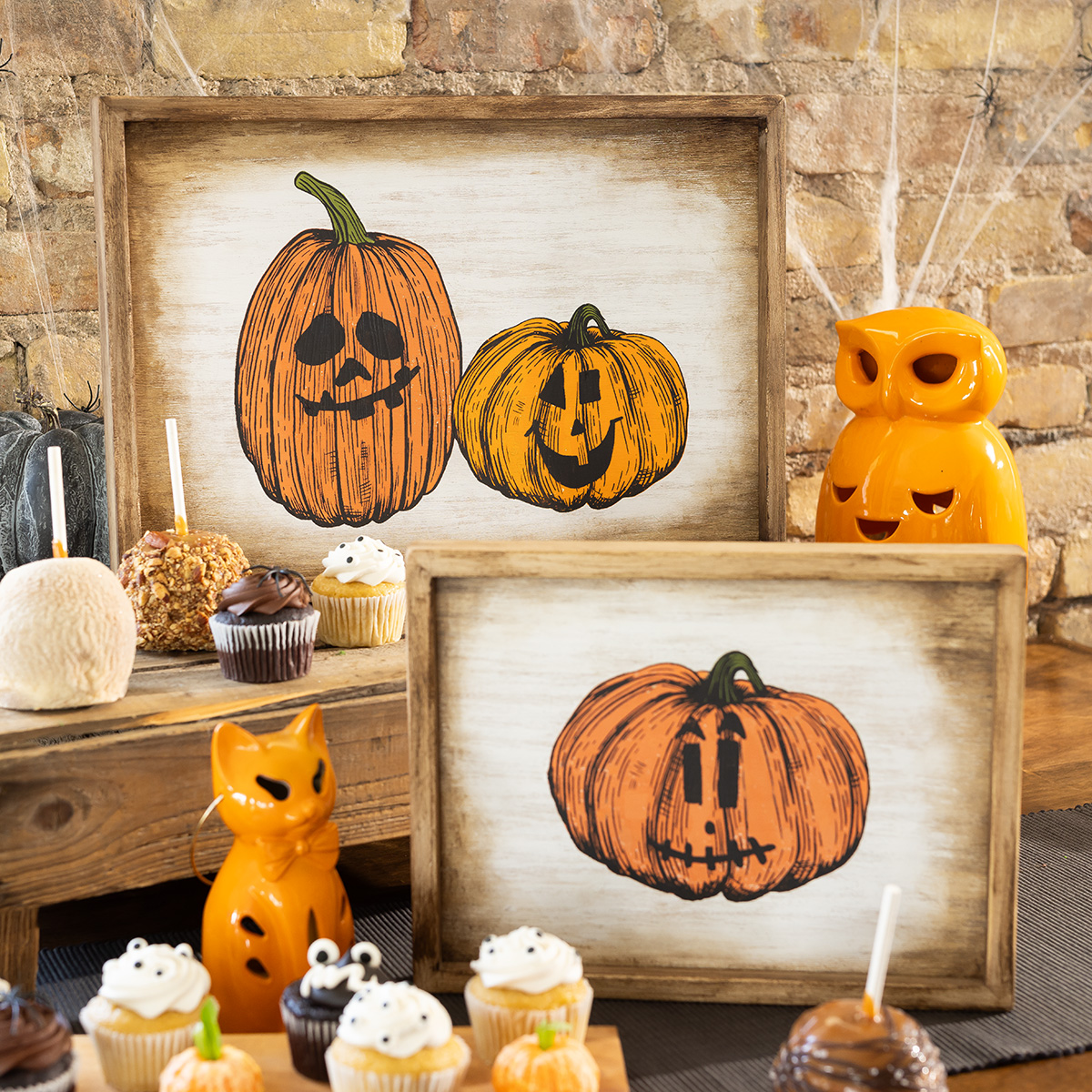 Chalk Couture. Pumpkin Pals | Home Decor | Chalk Couture