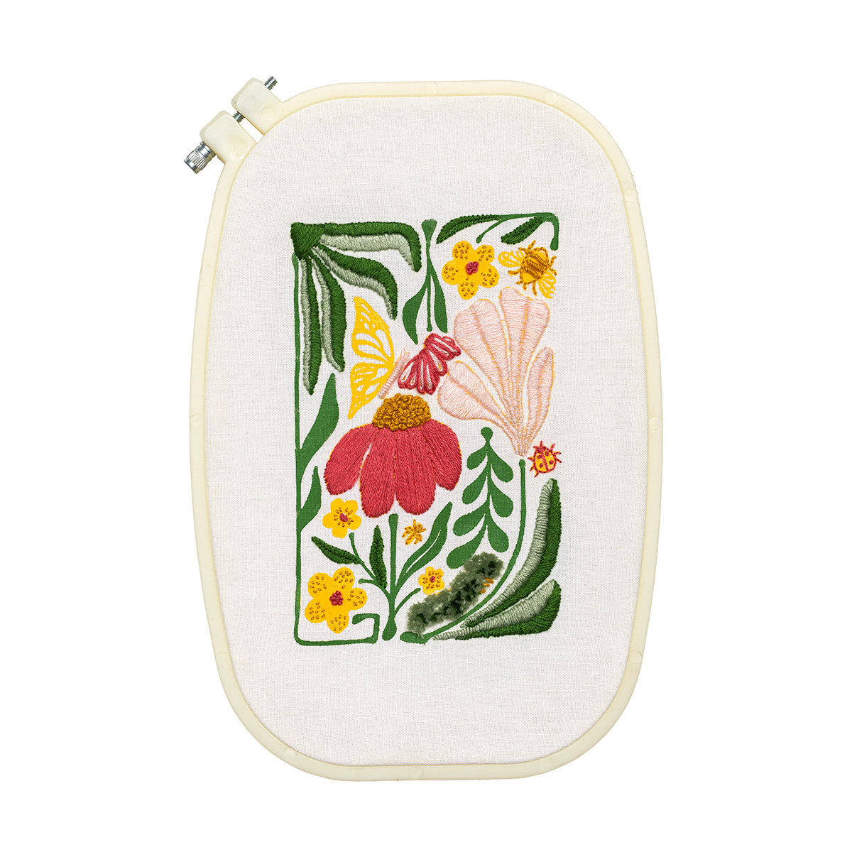 Chalk Couture. Groovy Florals Embroidery Kit | DIY | Chalk Couture