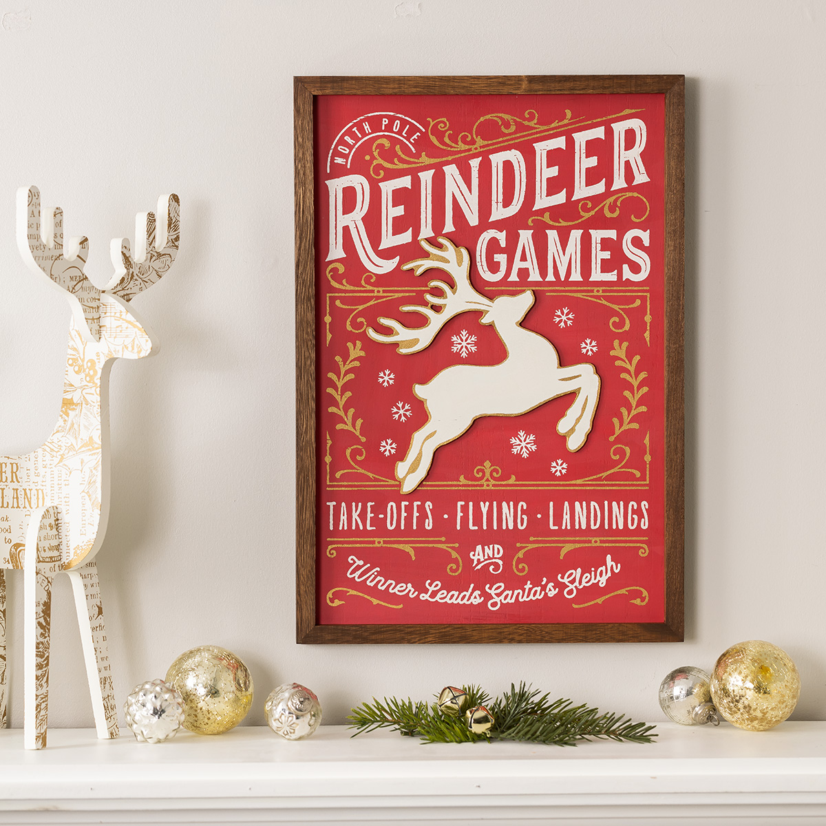 Chalk Couture. Reindeer Games | Home Decor | Chalk Couture