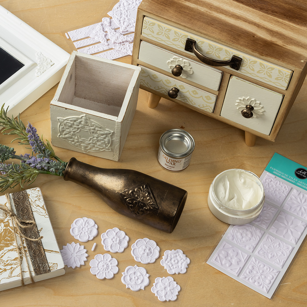 Chalk Couture. Spring Floral Medallions Artisan Add-Ons | DIY | Chalk ...