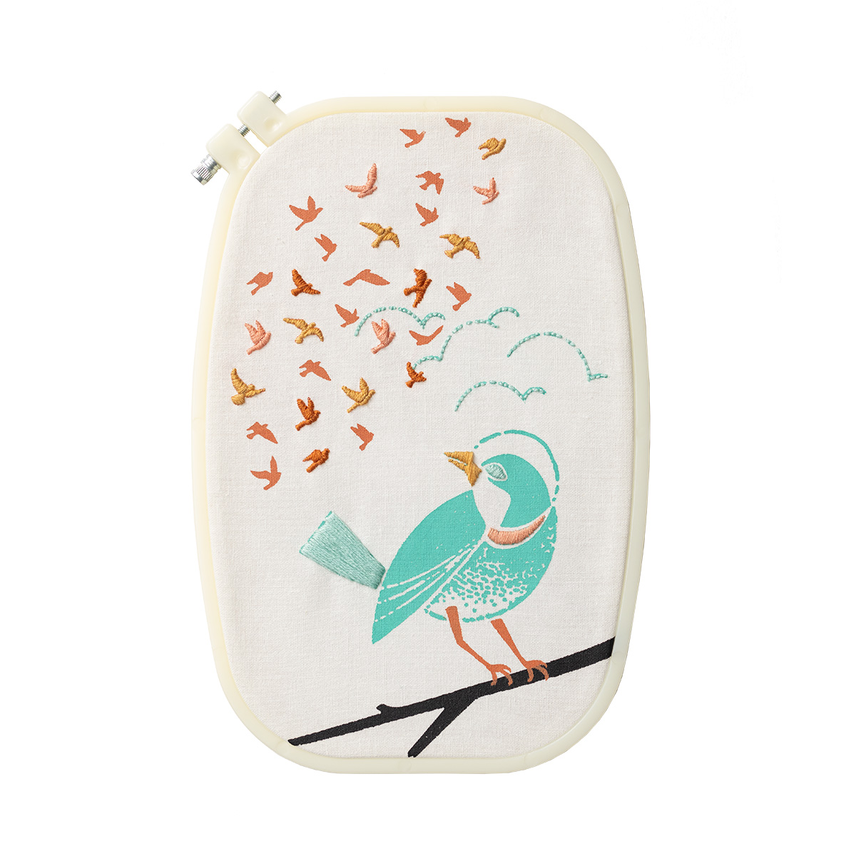 Chalk Couture. Birds Flying High Embroidery Floss & Needle | Chalk Couture