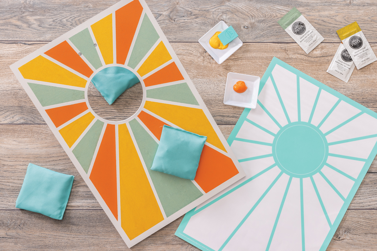 Chalk Couture. Bean Bag Toss | DIY | Chalk Couture