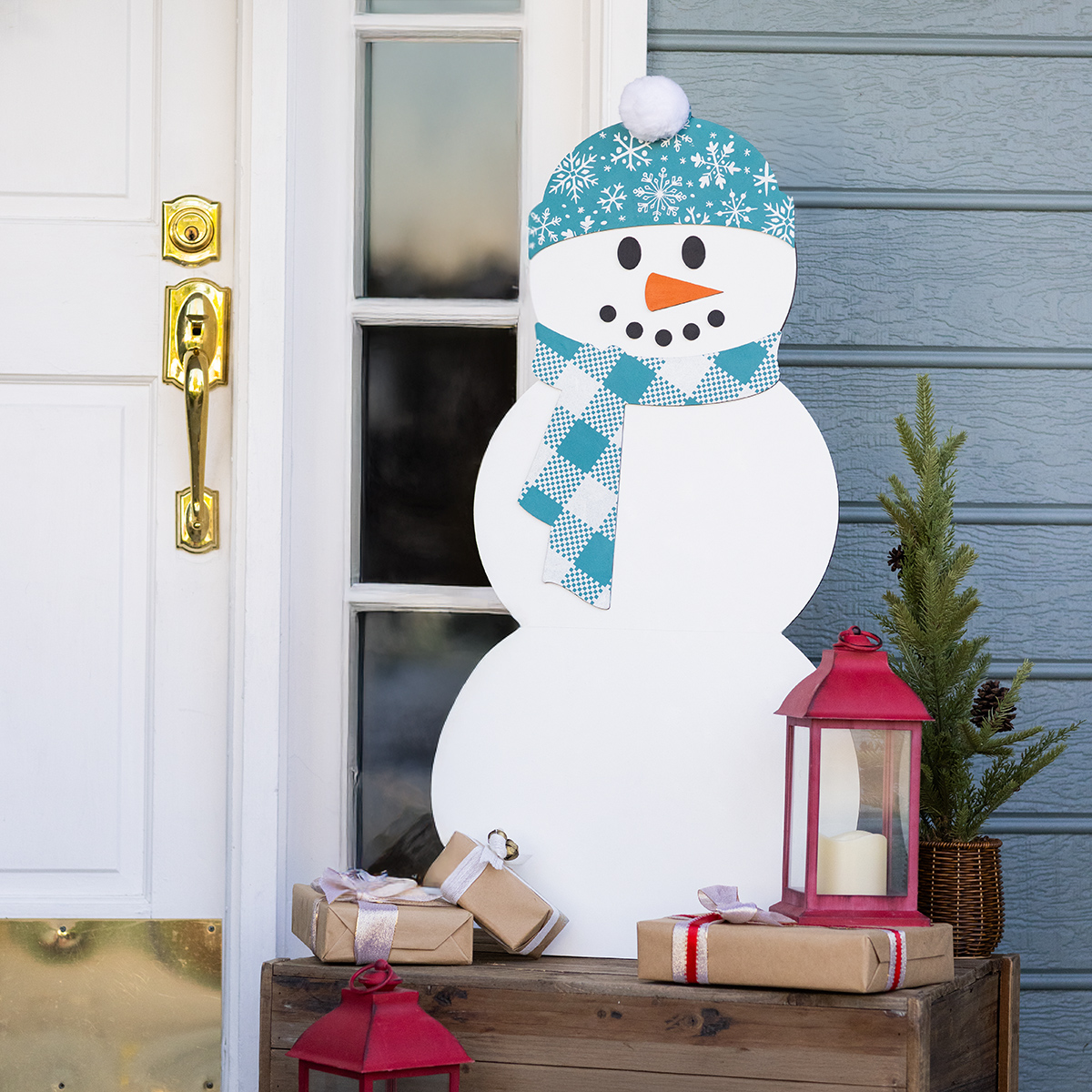 Chalk Couture. Modern Plaid Pattern | Home Decor | Chalk Couture