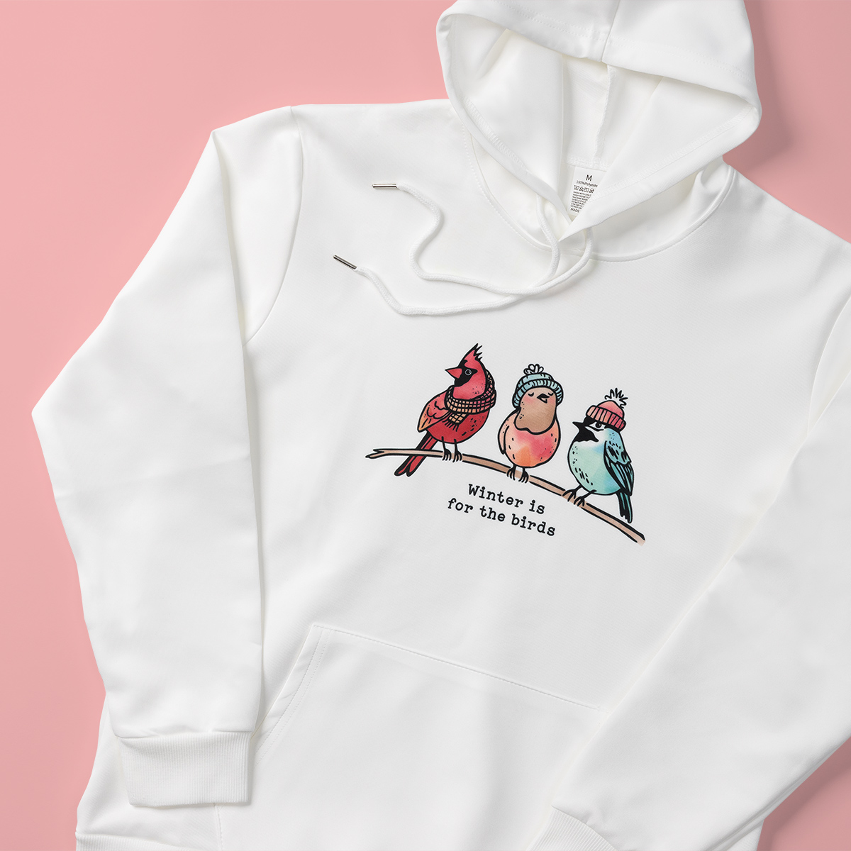 Chalk Couture. Winter Birds Heat Transfer | DIY | Chalk Couture